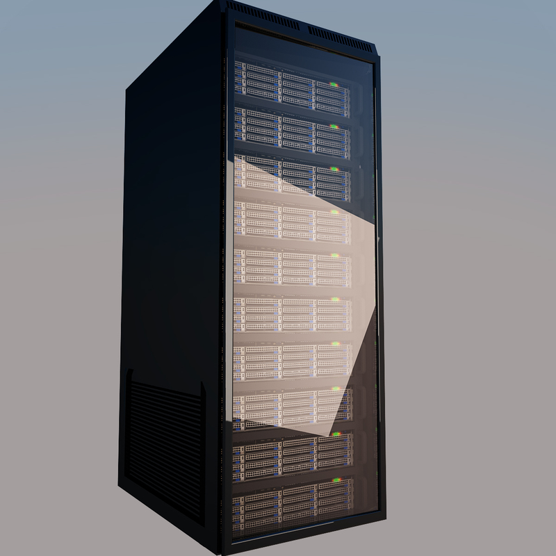 3d server rack