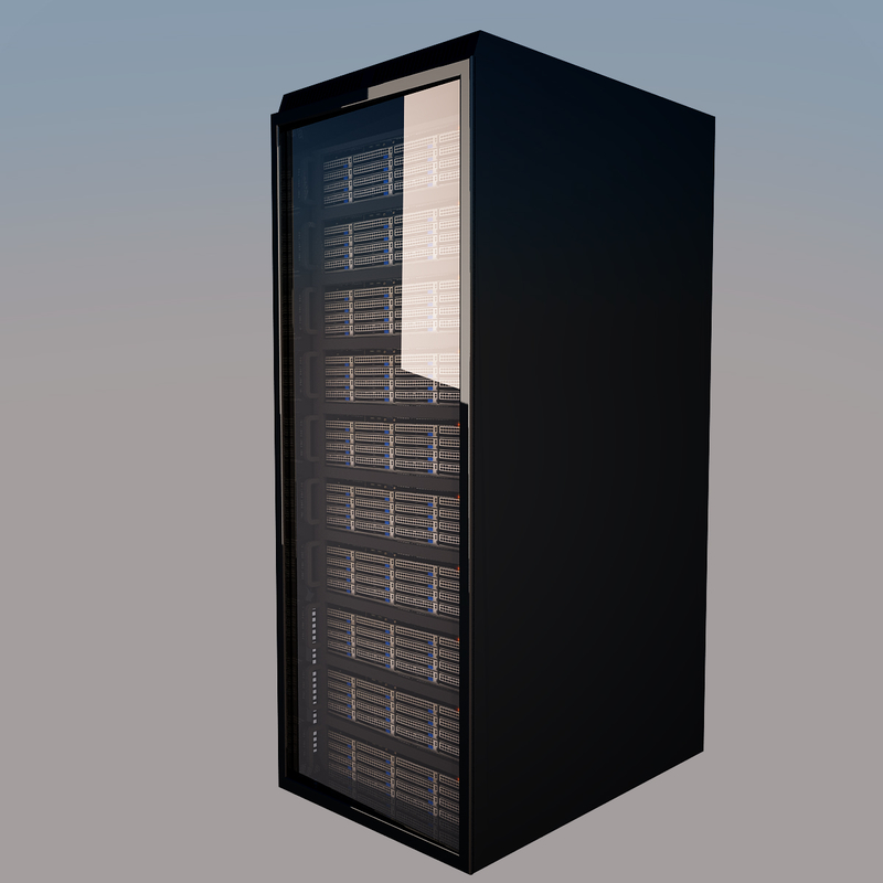 3d server rack