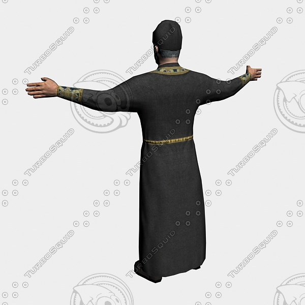 3d model priest