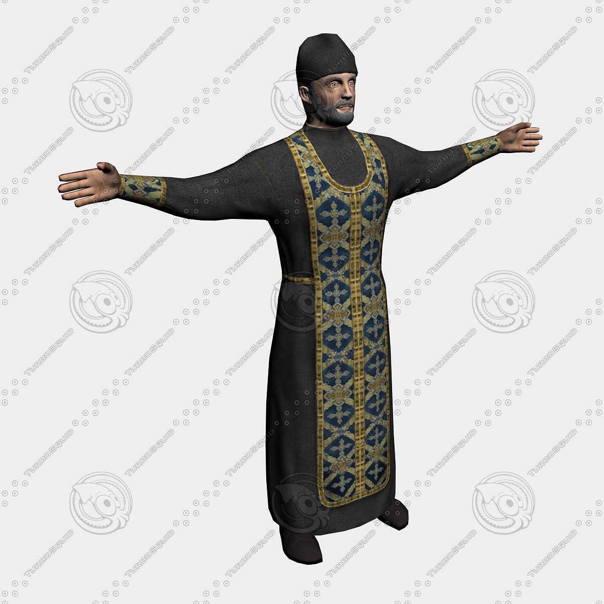 3d model priest