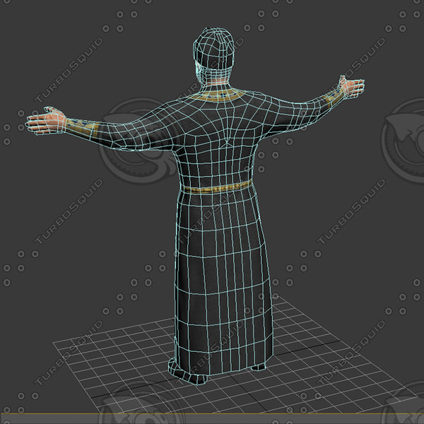 3d model priest