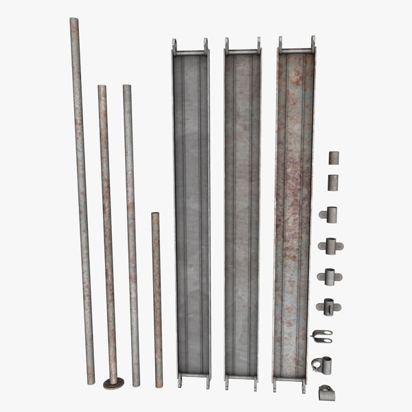 scaffolding kit building obj