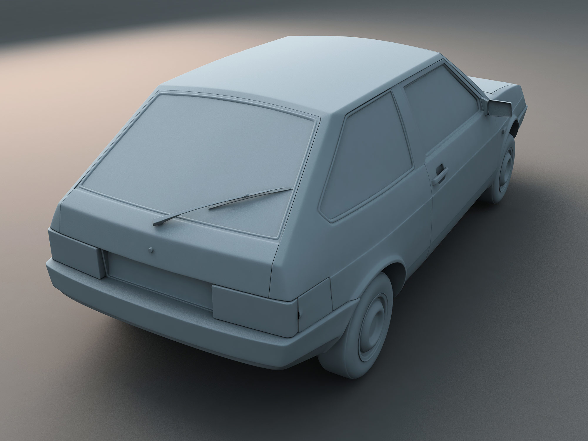 Lada Samara (VAZ 2108 Sputnik) Modelo 3D - TurboSquid 730860