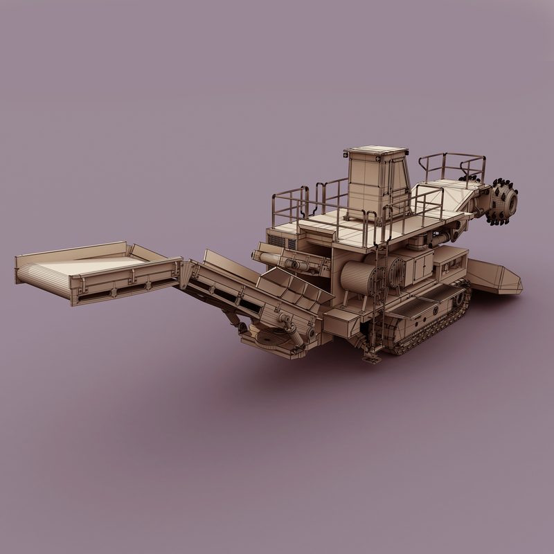 3d max mining underground