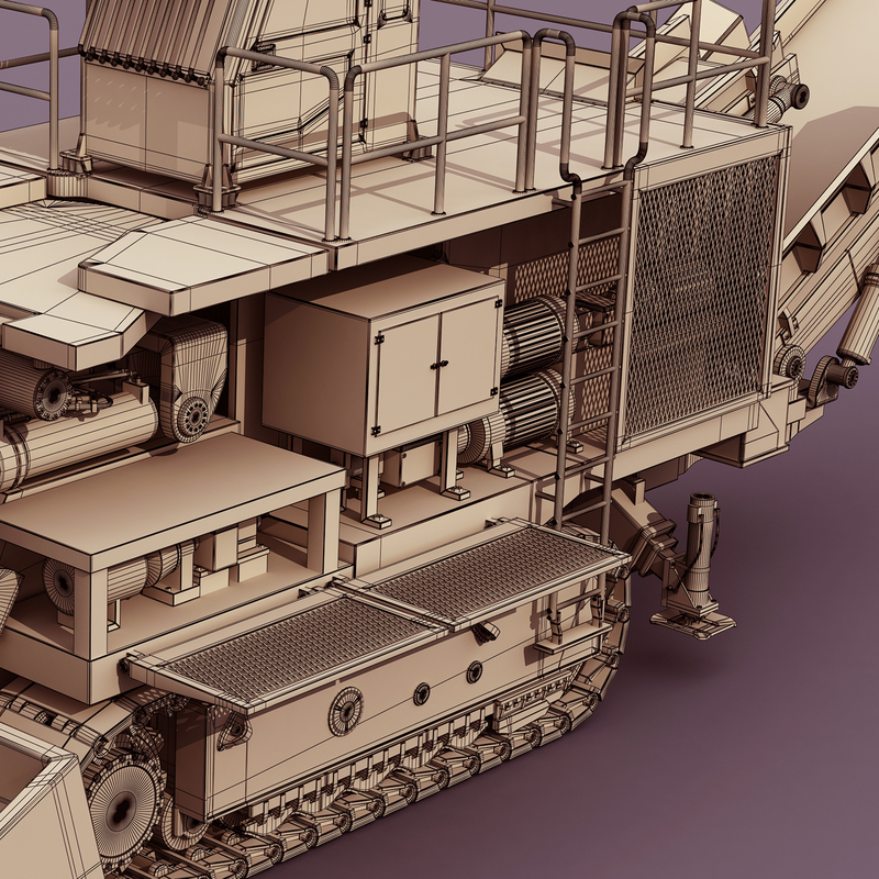3d max mining underground