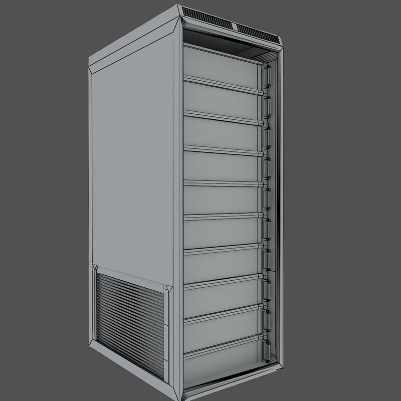 3d server rack