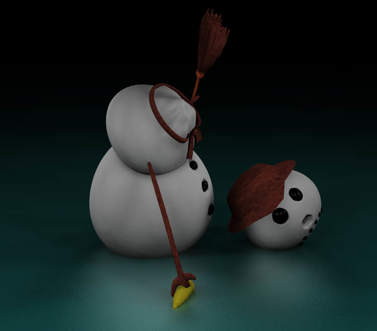 cinema4d snowman headless