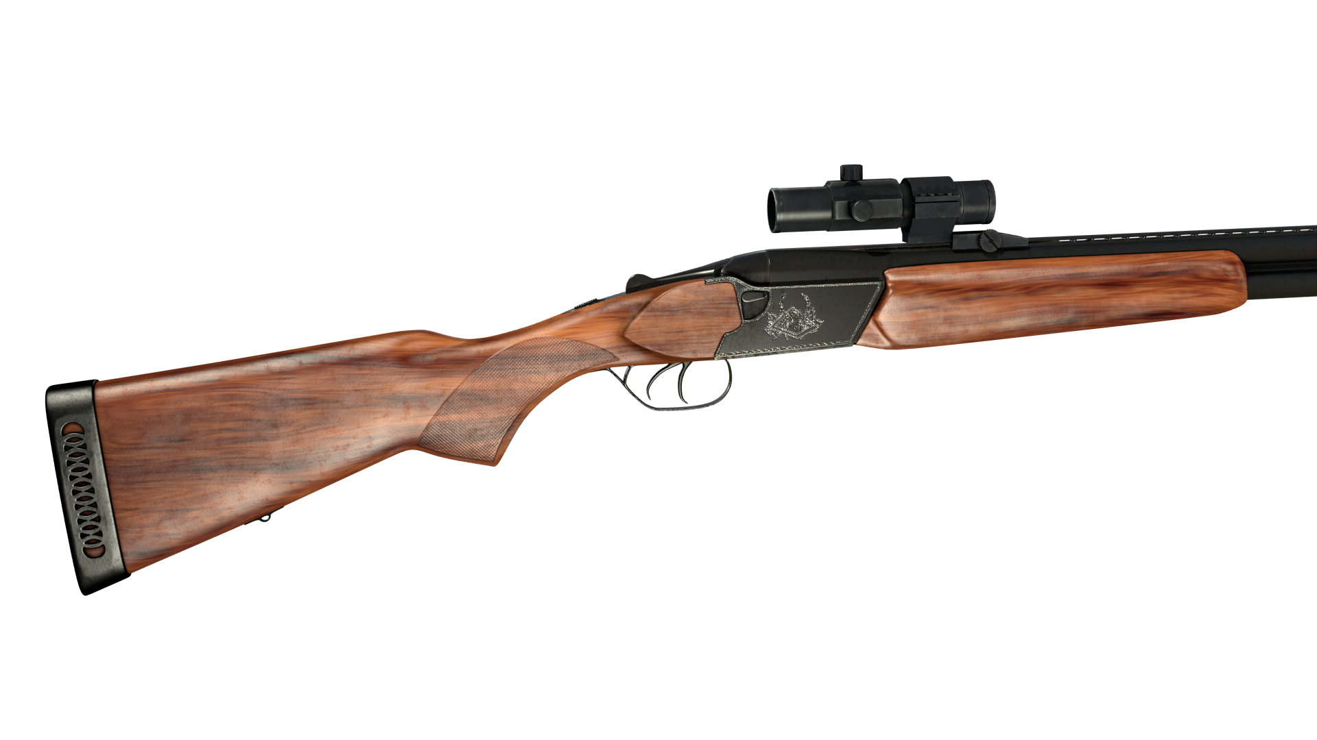 TOZ 34 + Red Dot Sight Hipoly3D模型 - TurboSquid 729978