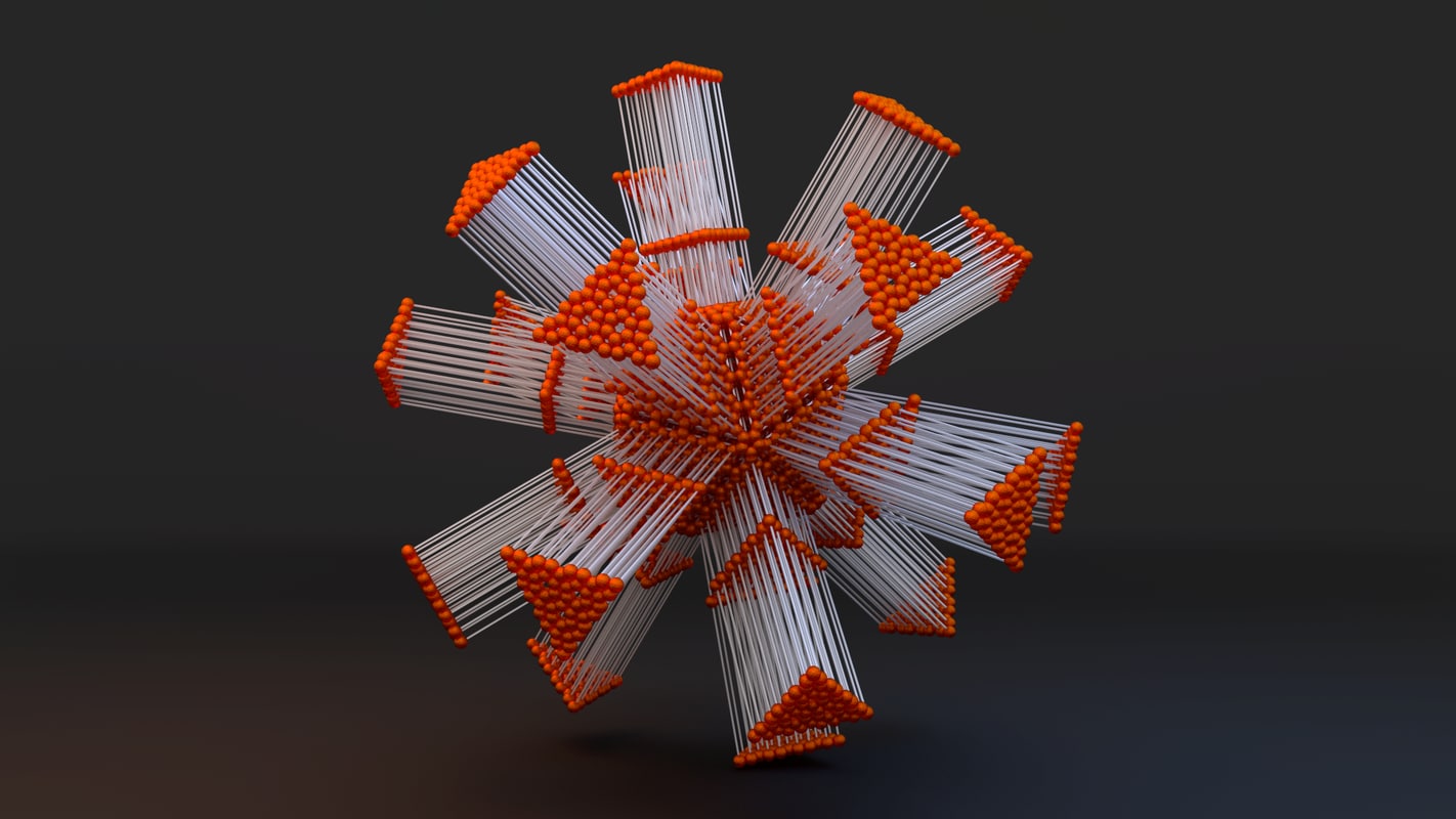abstract art 3d model