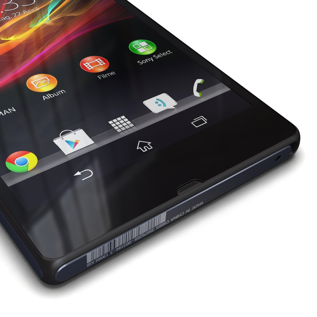 sony xperia z cellphone 3d max
