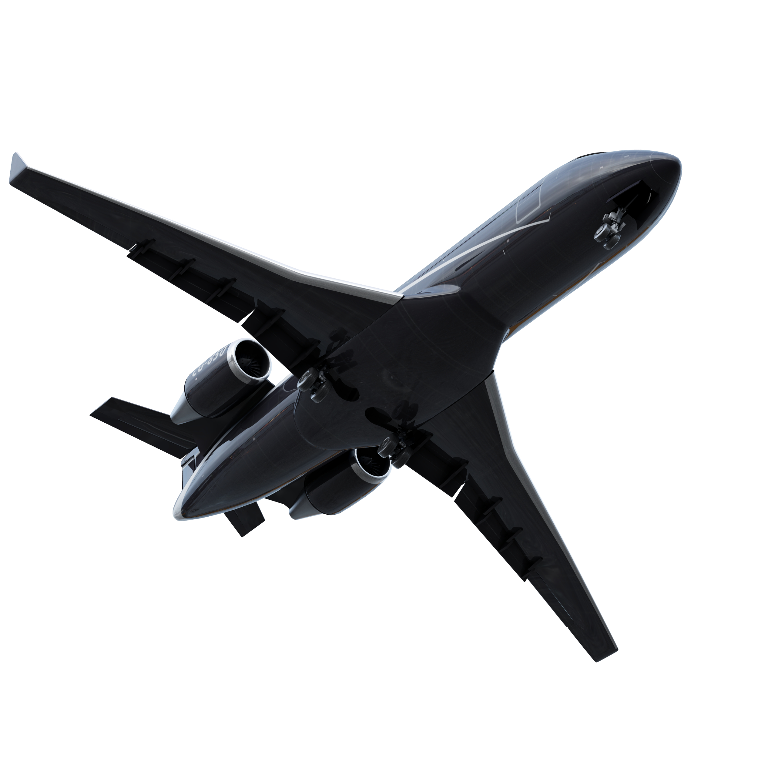 bombardier challenger 850 3d model