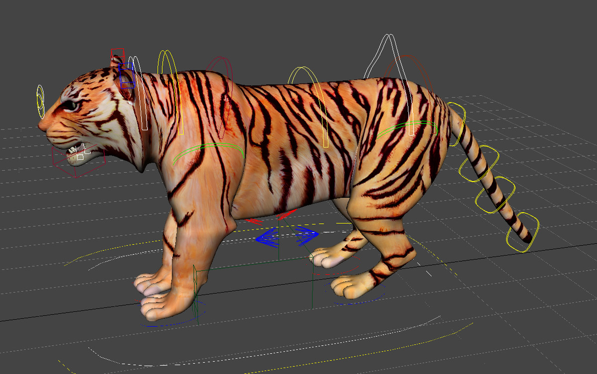 Rigged Tiger Maya Models for Download | TurboSquid