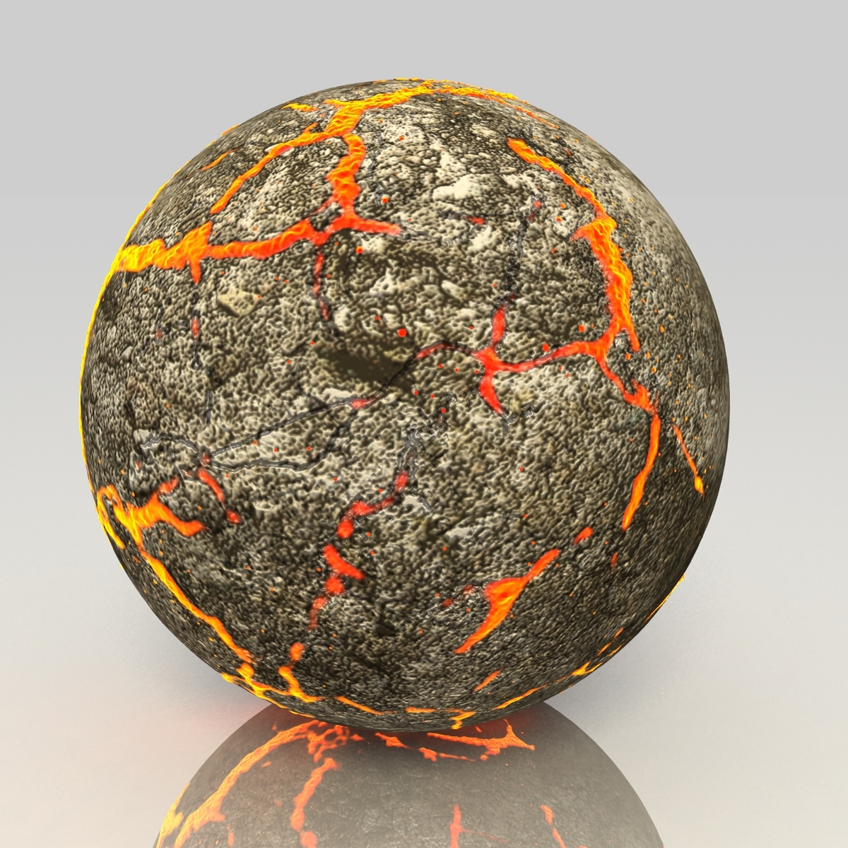 cracked earth planet 3d max