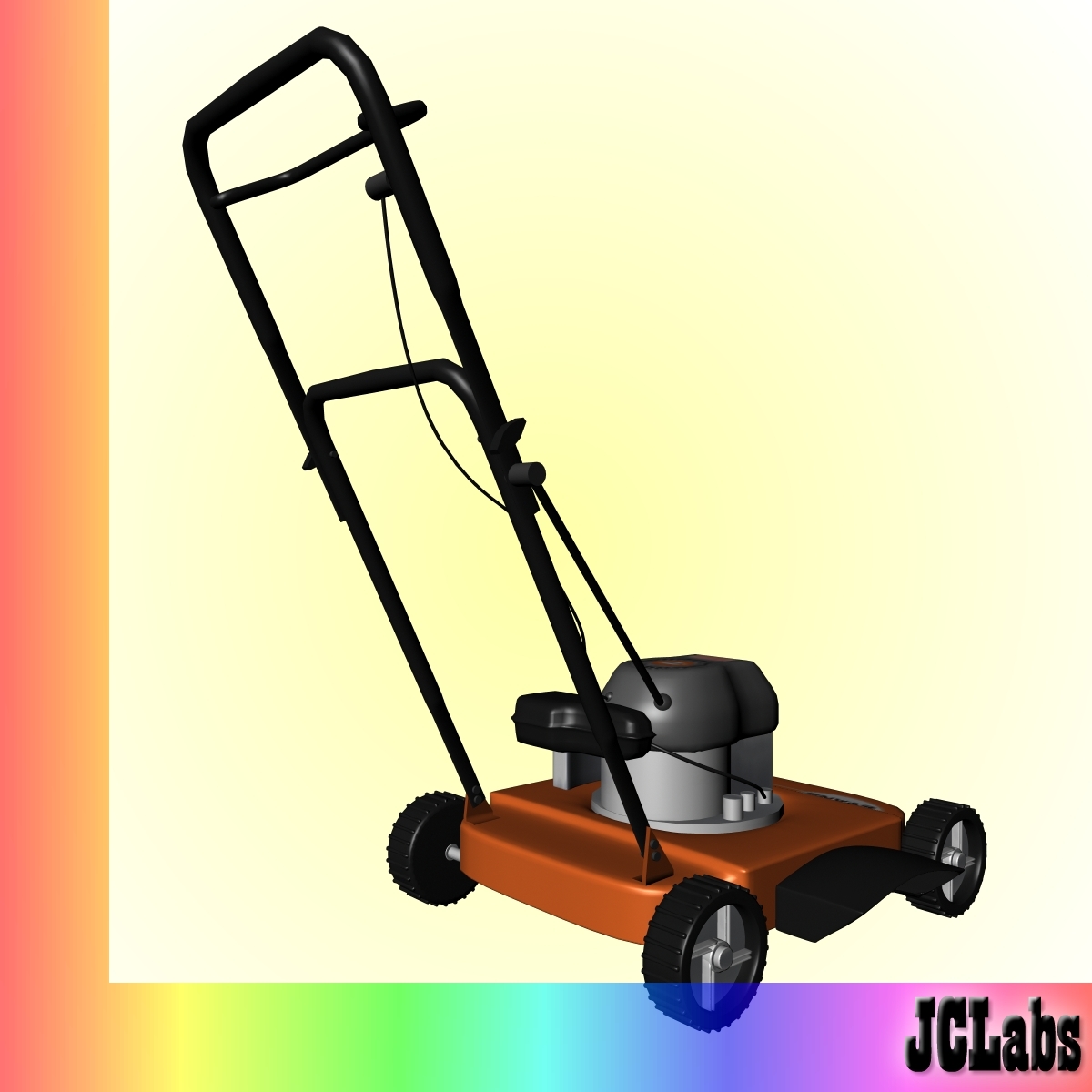 3d model lawn mower lawnmower
