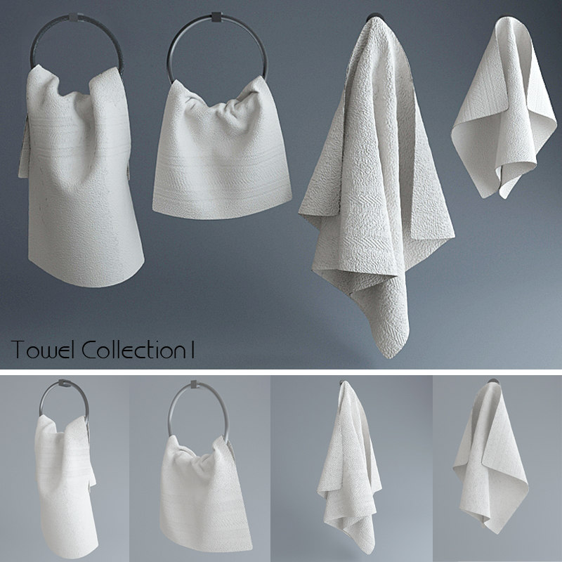 3d model of towel