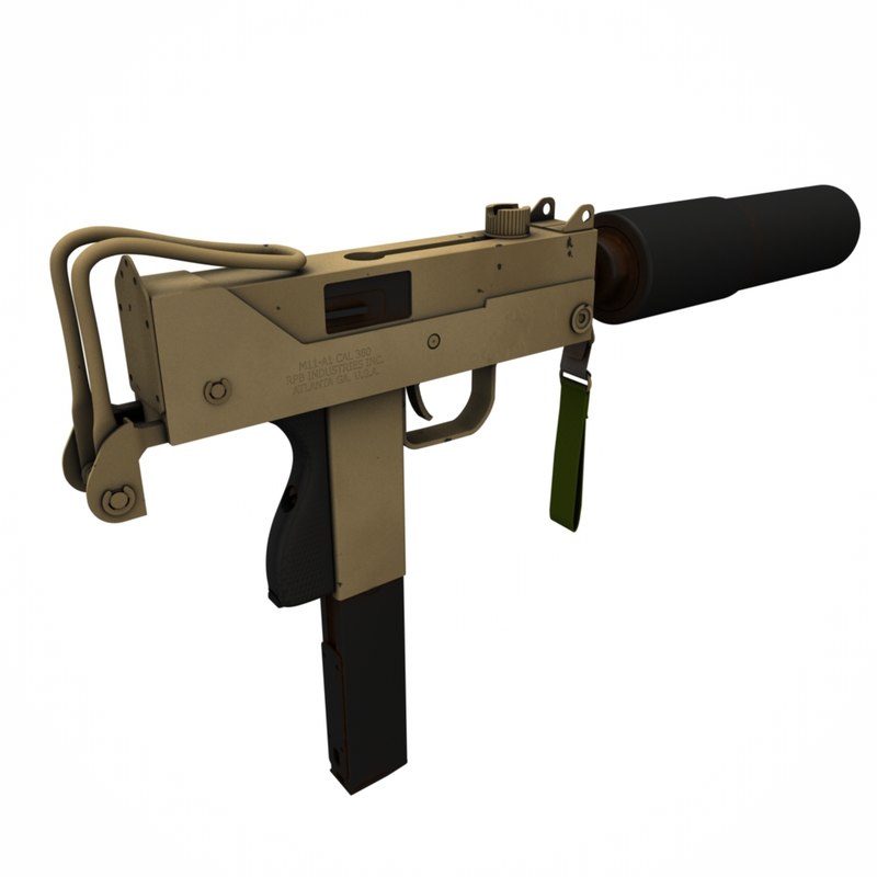 3d ingram submachine gun