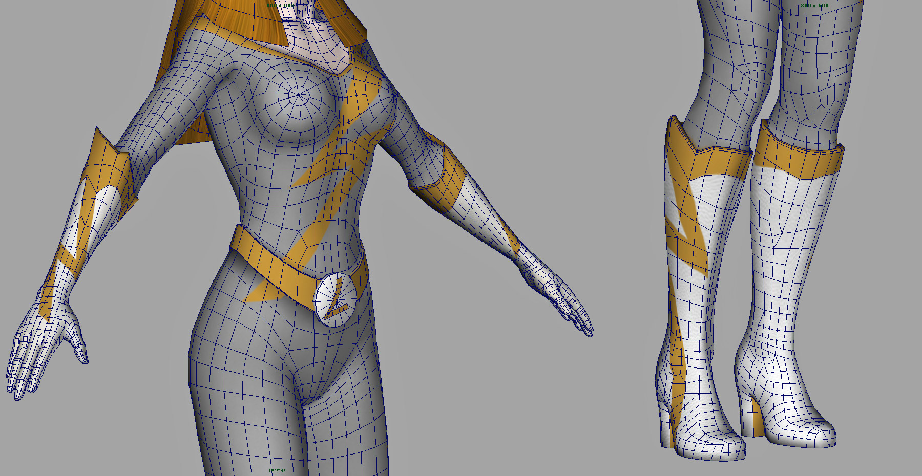 free obj model lucky superhero format