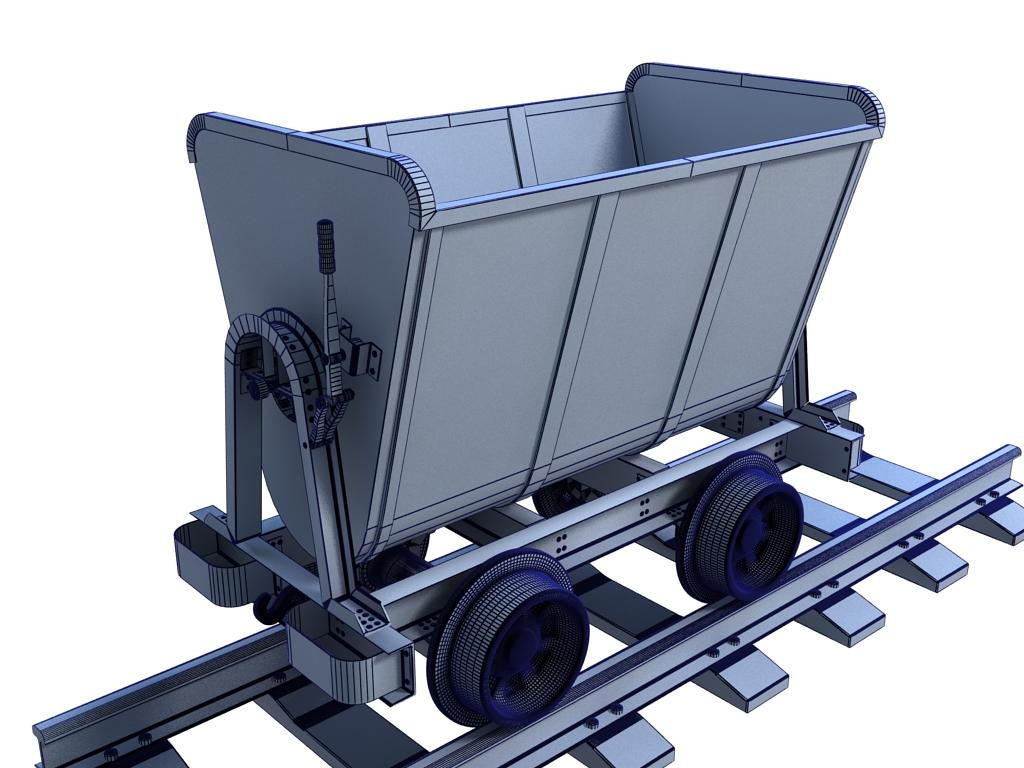 wagon 3d model