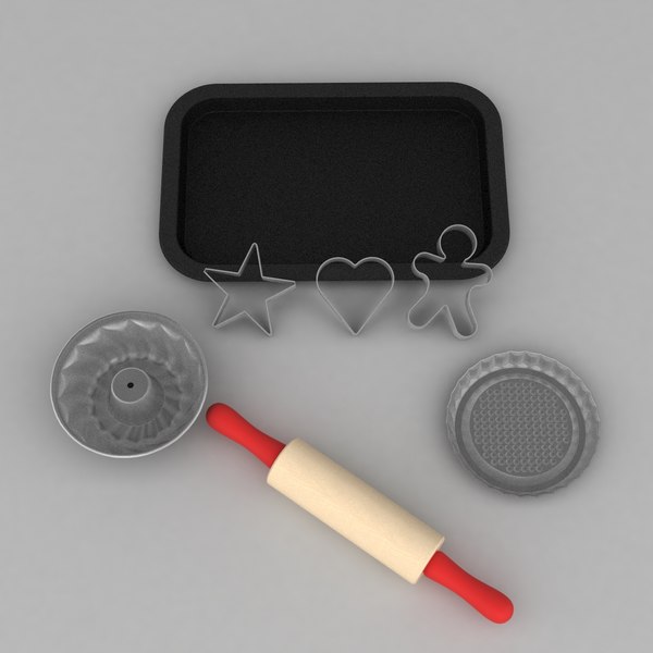 baking set 3d model