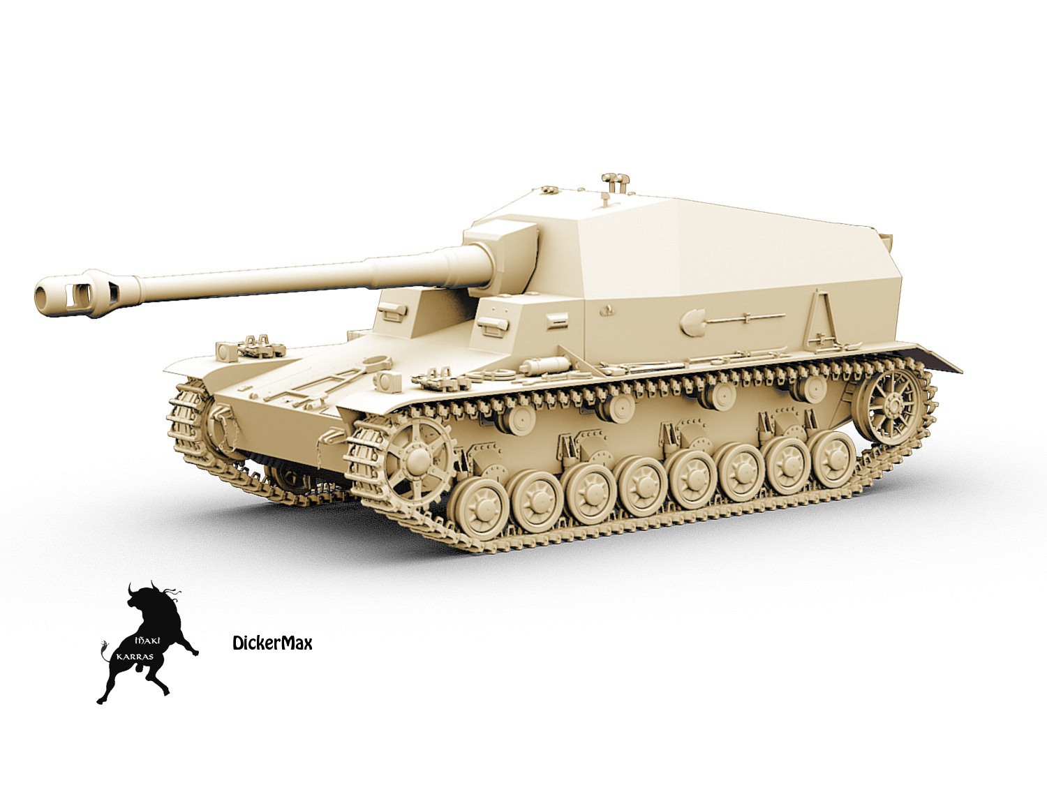 tank dicker winter scheme 3d max
