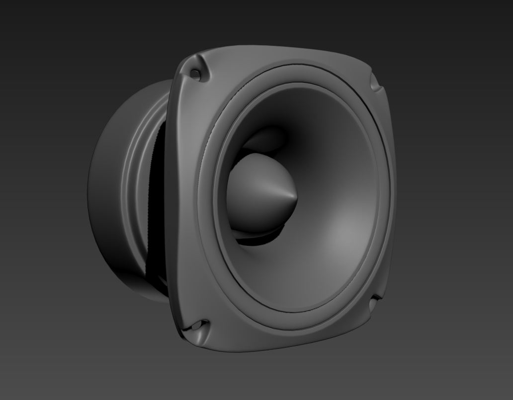 speaker tweeter 3d model