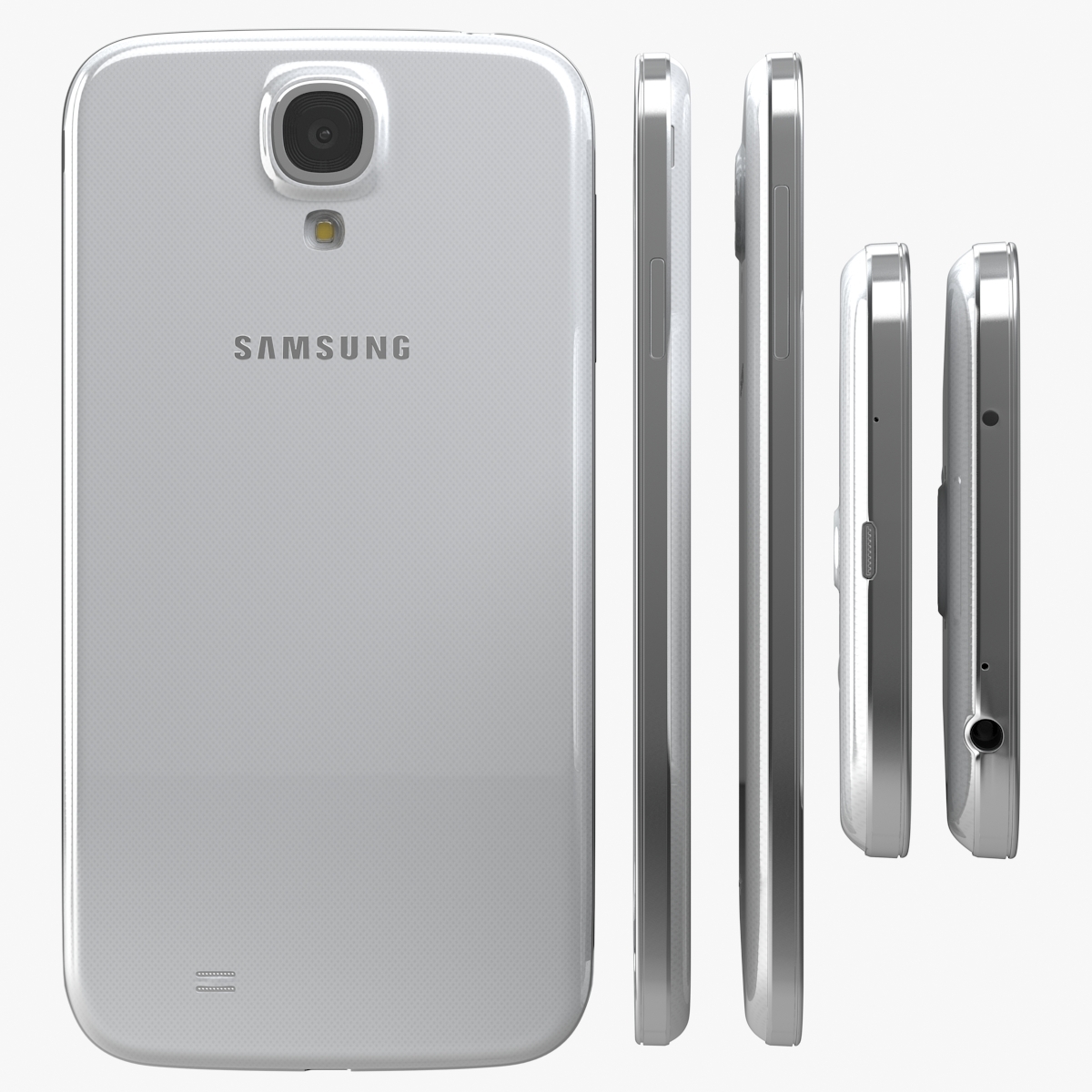 smartphone galaxy s4 3d model