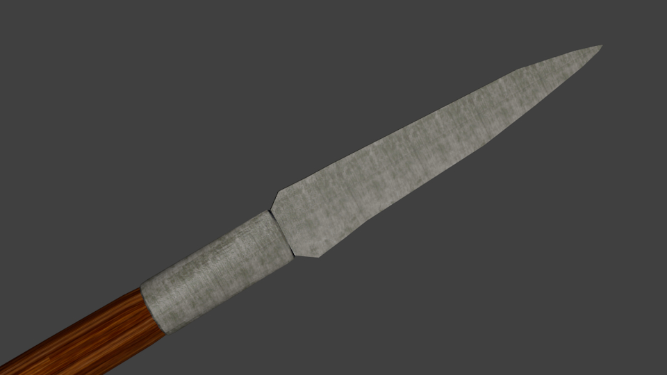 medieval pike 3d model