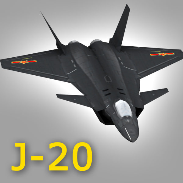 3d prototype jet fighter model