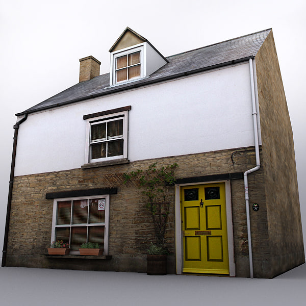 3d realistic house model