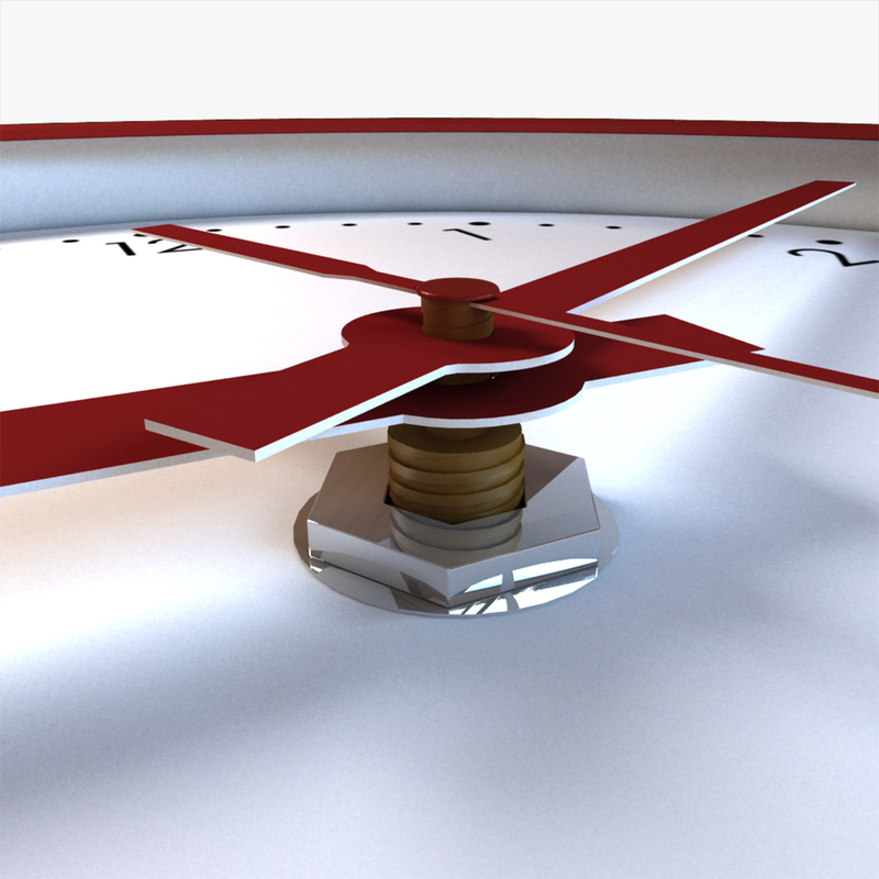 maya modern wall clock