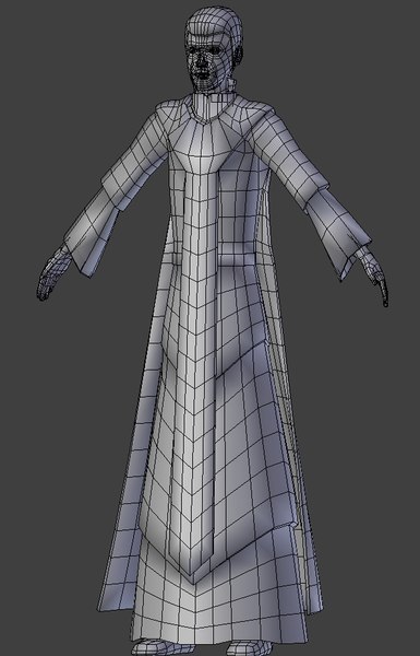 young wizard 3d model