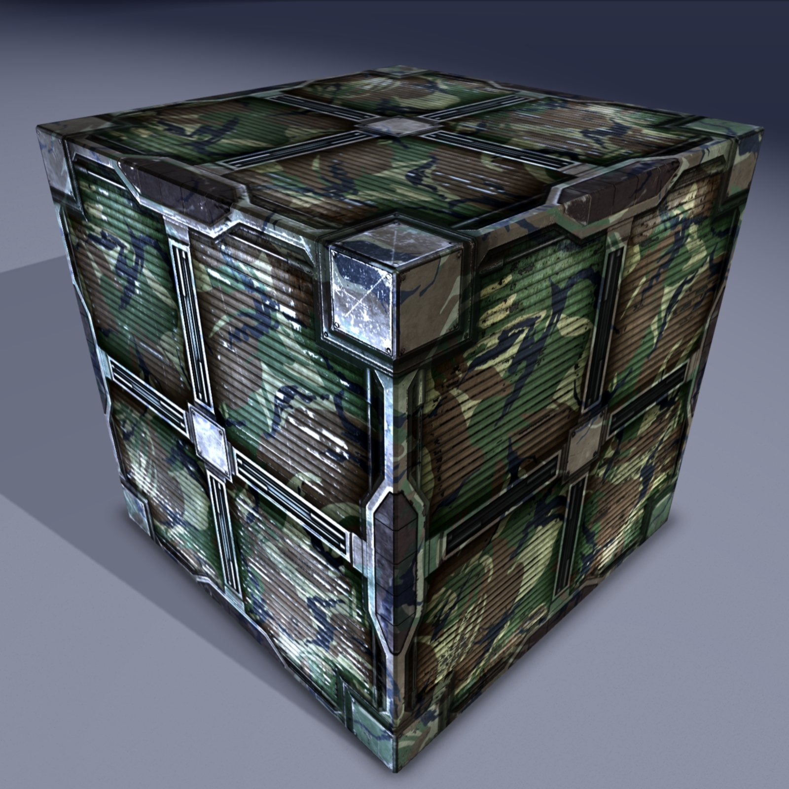 maya military metal cargo box