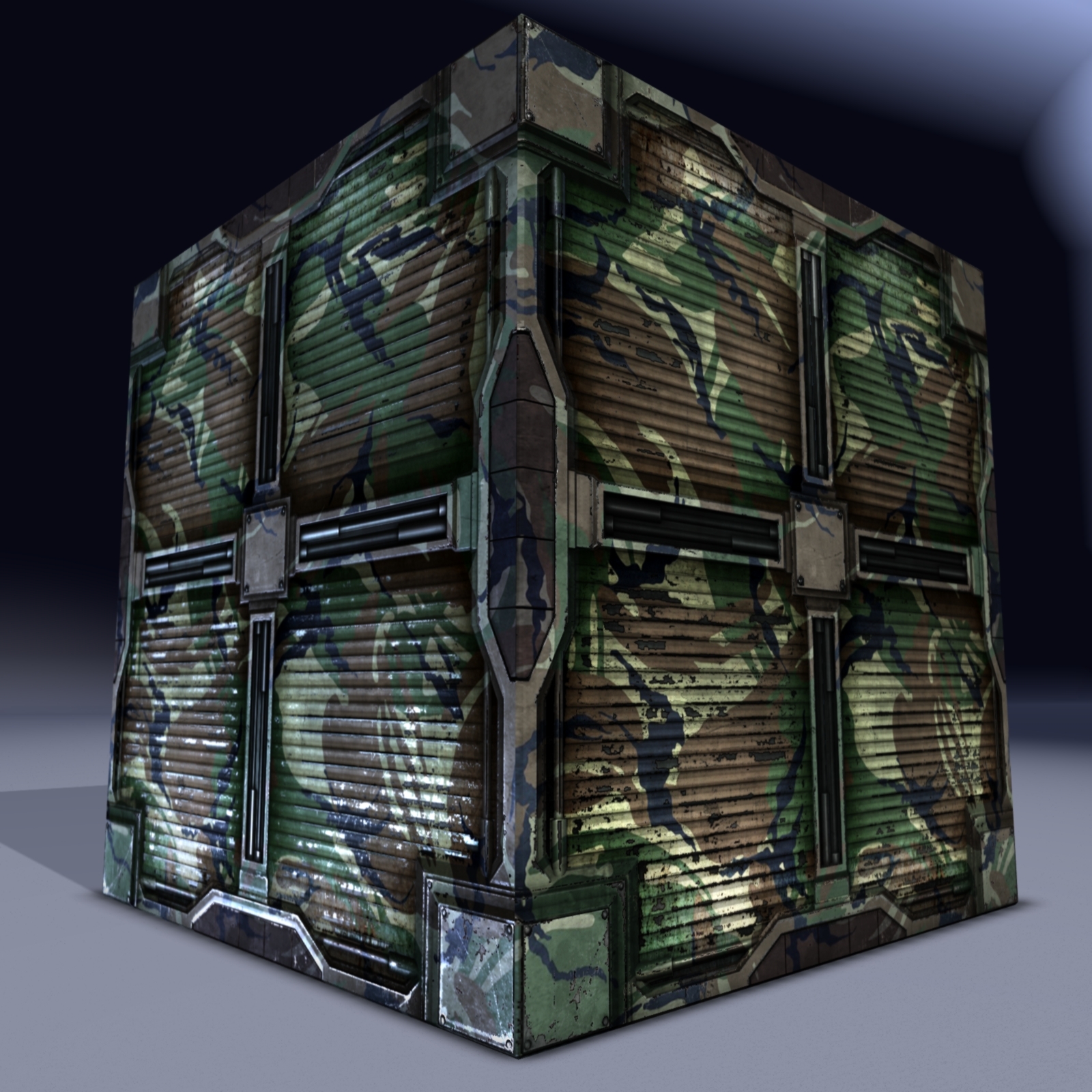 maya military metal cargo box