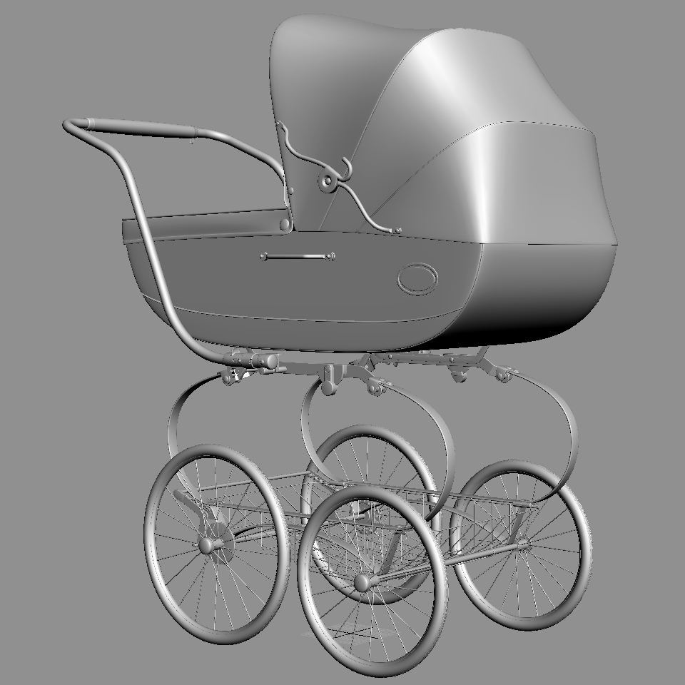 3d pram inglesina classica model