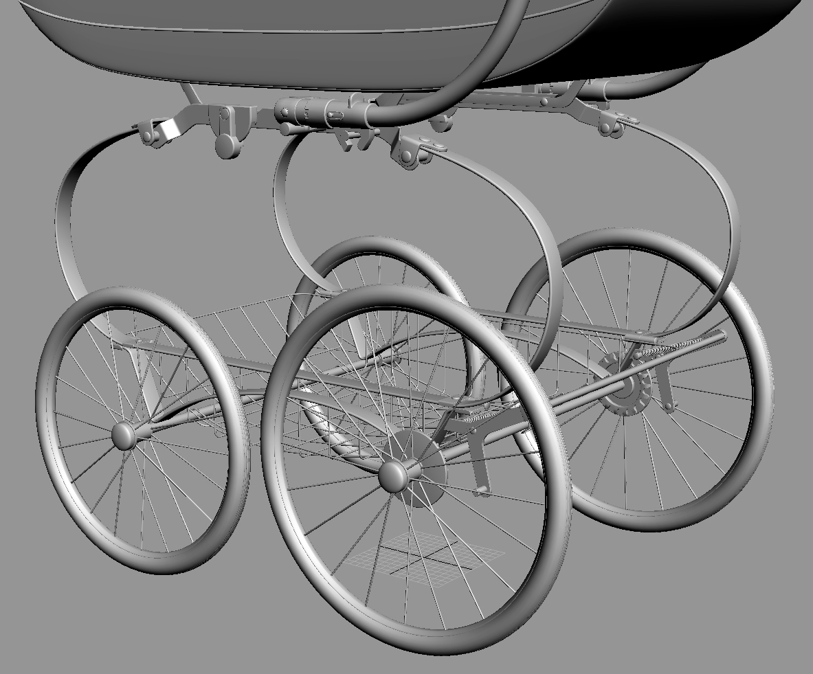 3d pram inglesina classica model