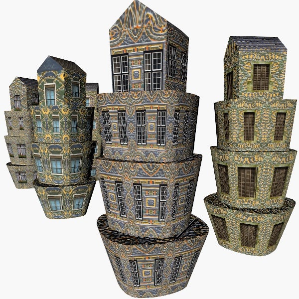 building structure 3d model