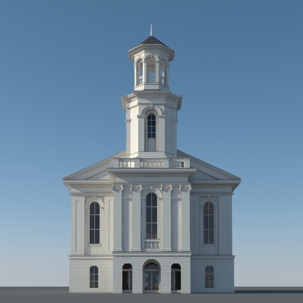 3d church model