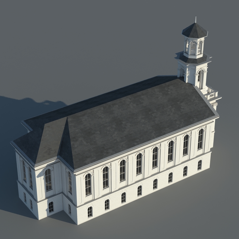 3d church model