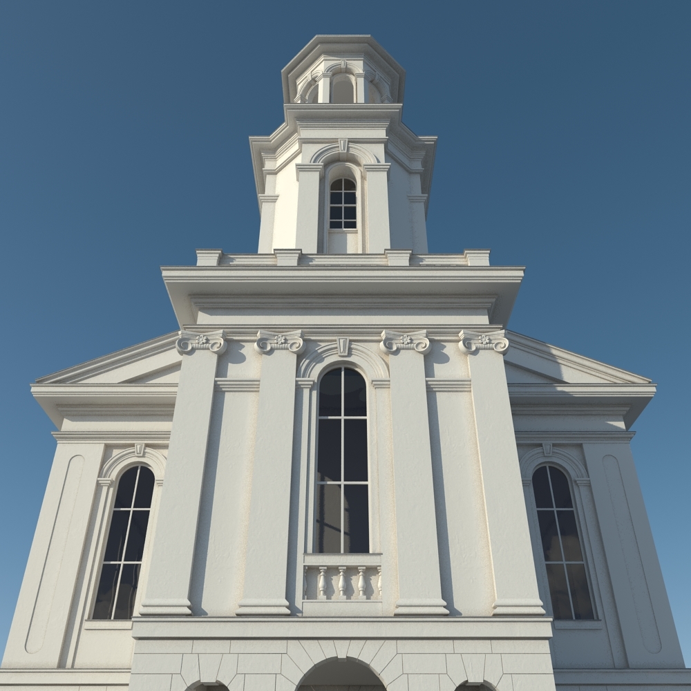 3d church model