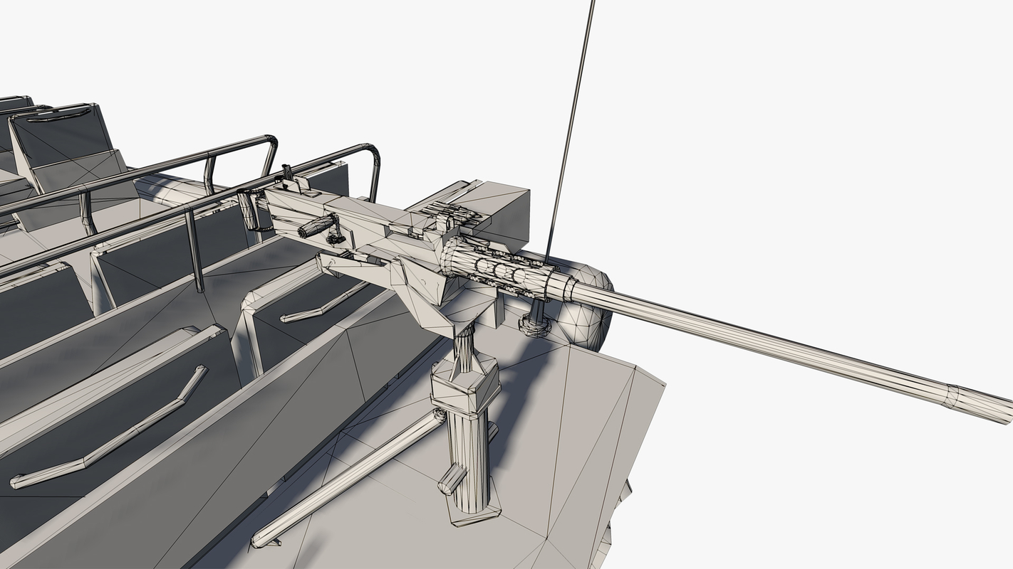 rhib guns 3d fbx