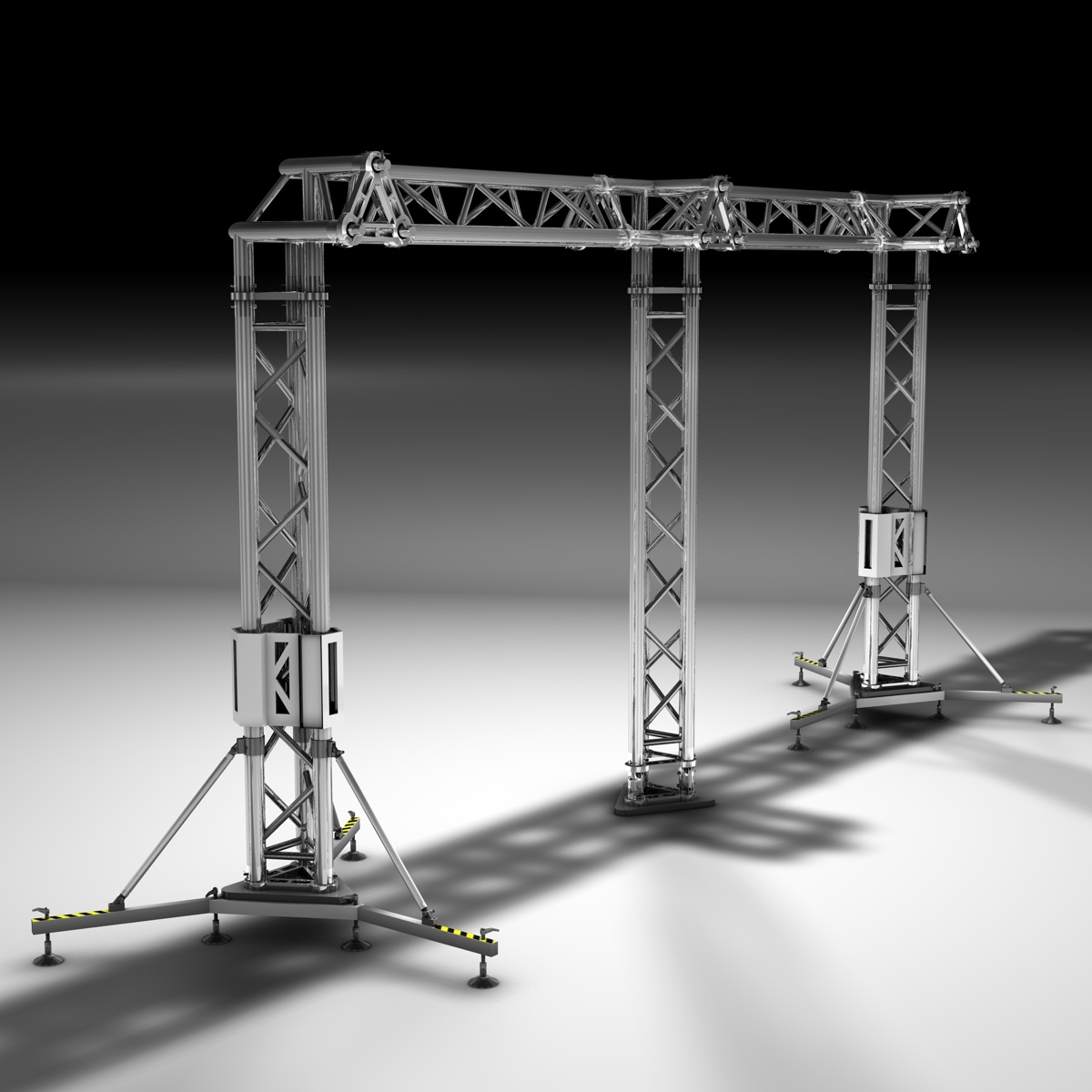 3d model truss structures