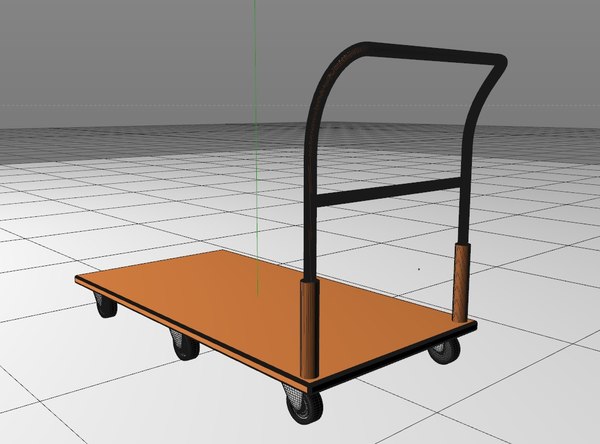 3d model home pushcart