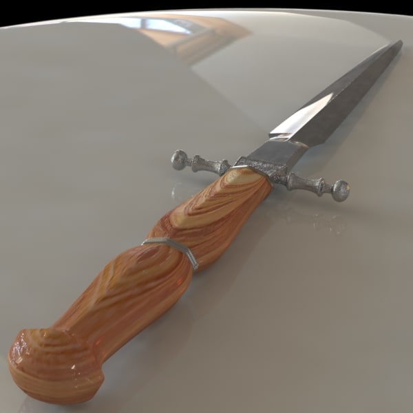 3d scottish dirk dagger