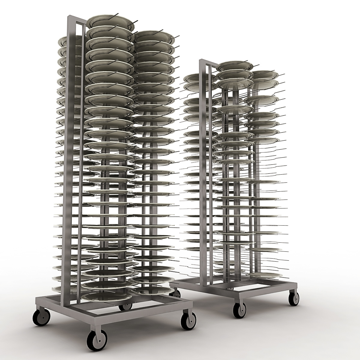3d model plates rack