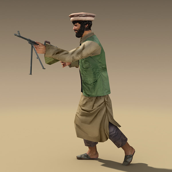 3d model arab rebel