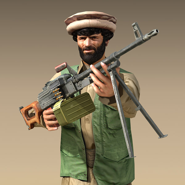 3d model arab rebel