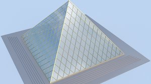 hexagon glass dome obj