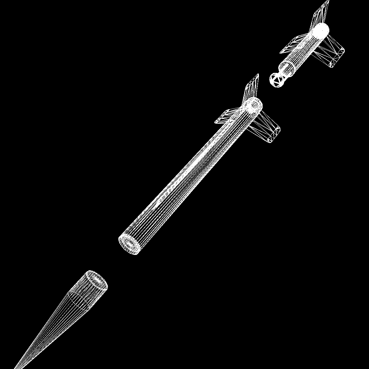 3d sounding rocket wac corporal model