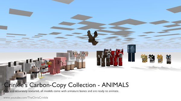 Minecraft Blender Models for Download | TurboSquid