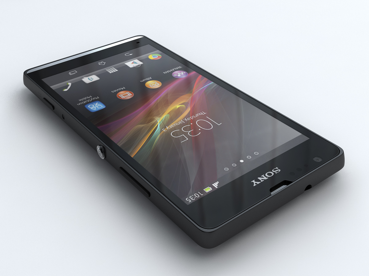 sony xperia sp mobile phone 3d max
